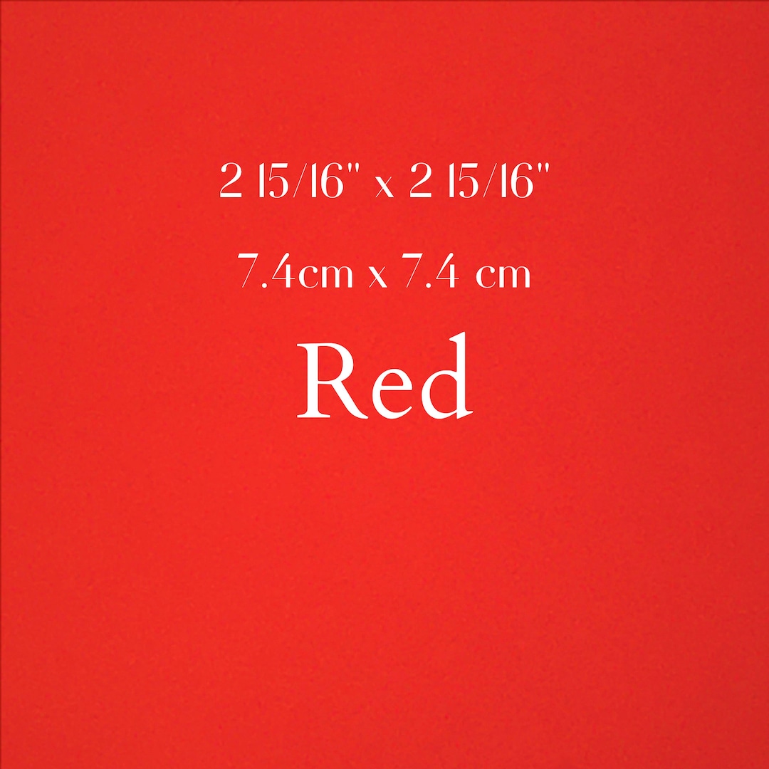 Small 3 X 3 Inch Red Origami Paper Sheets Japanese Origami Paper Pack ...