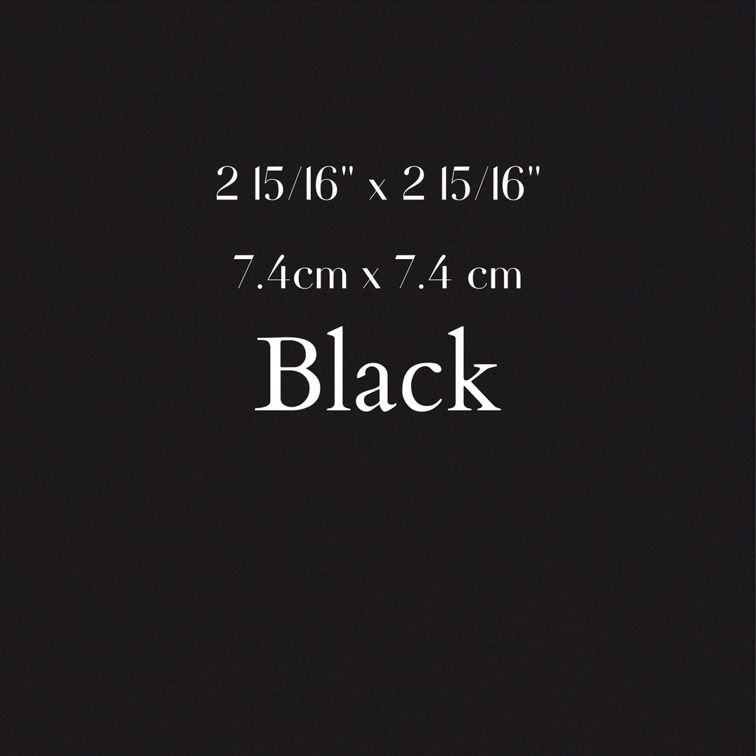 Small 3x3-inch Black Origami Paper Sheets Japanese Origami Paper Pack ...