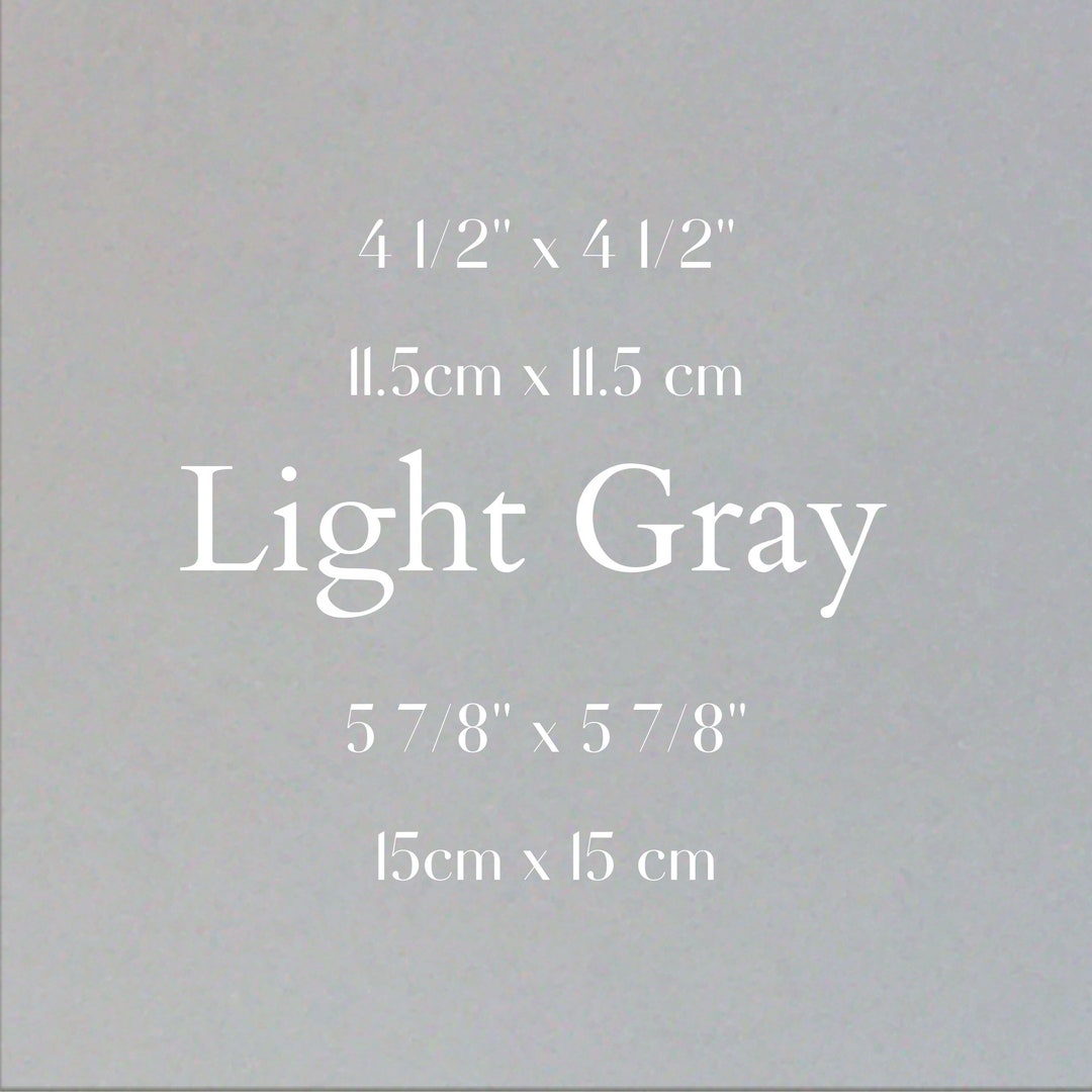 Light Gray Grey Origami Paper Sheets Japanese Origami Paper Pack Large ...