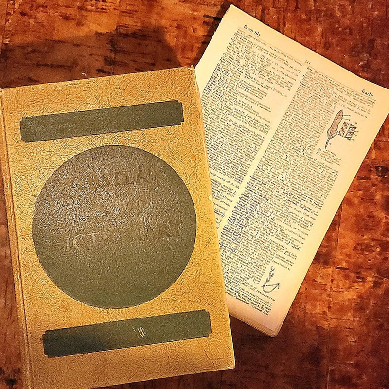 Dictionary Page - Etsy