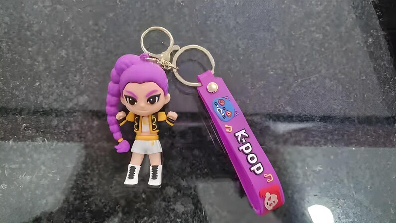 Rumi Keychain – Inspired by K-pop Demon Hunters – Cute Accessory Gift ...