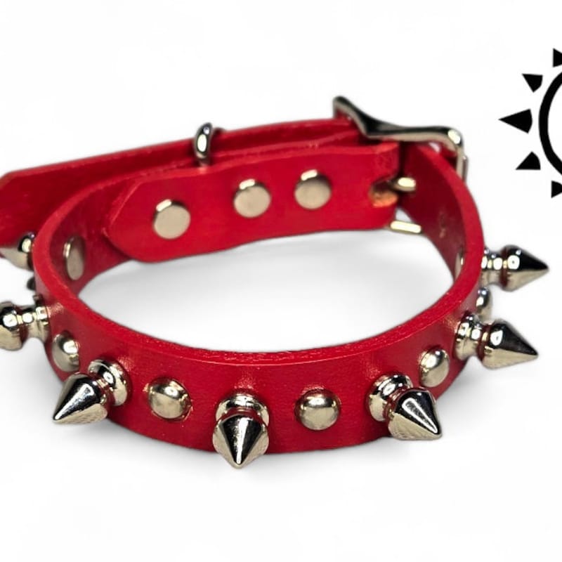 Spiked Dog Collar - Etsy