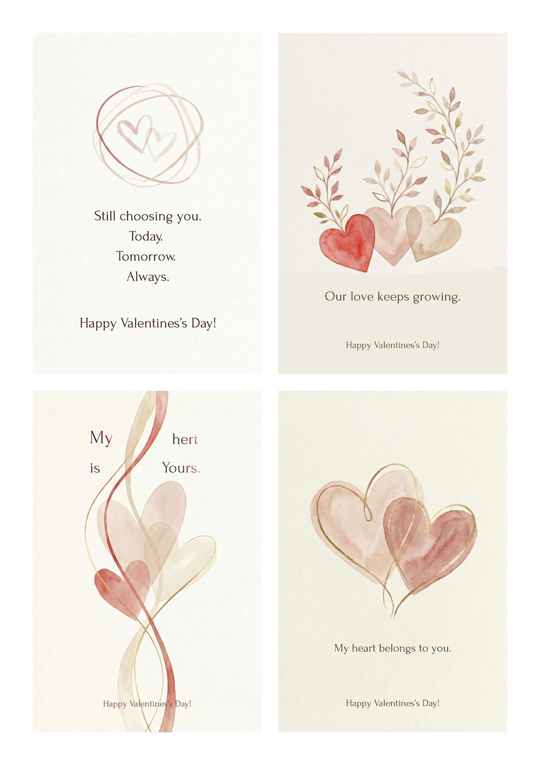Digital Valentine Card | Printable Love Card | Instant Download ...