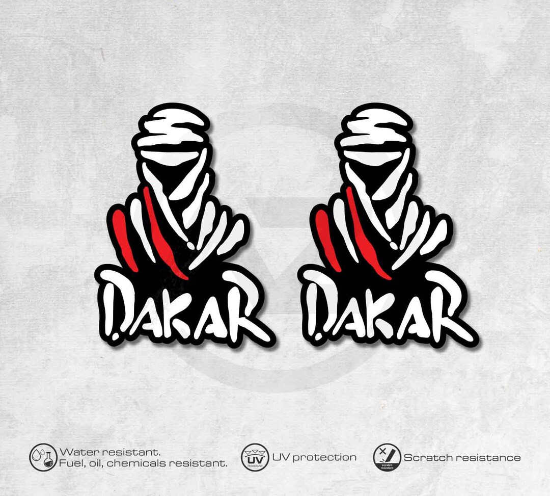 Rally Dakar Stickers, Magnets | Set of 2 | High Quality Vinyl Stickers ...