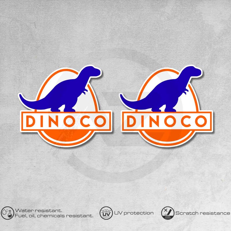 Dinoco Logo - Etsy