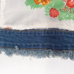 Ladies Retro Strawberry Shortcake Denim Jacket Patched Jacket Vintage ...