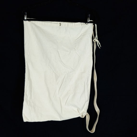 Vintage 1993 canvas WOLF draw string duffle bag sling… - Gem