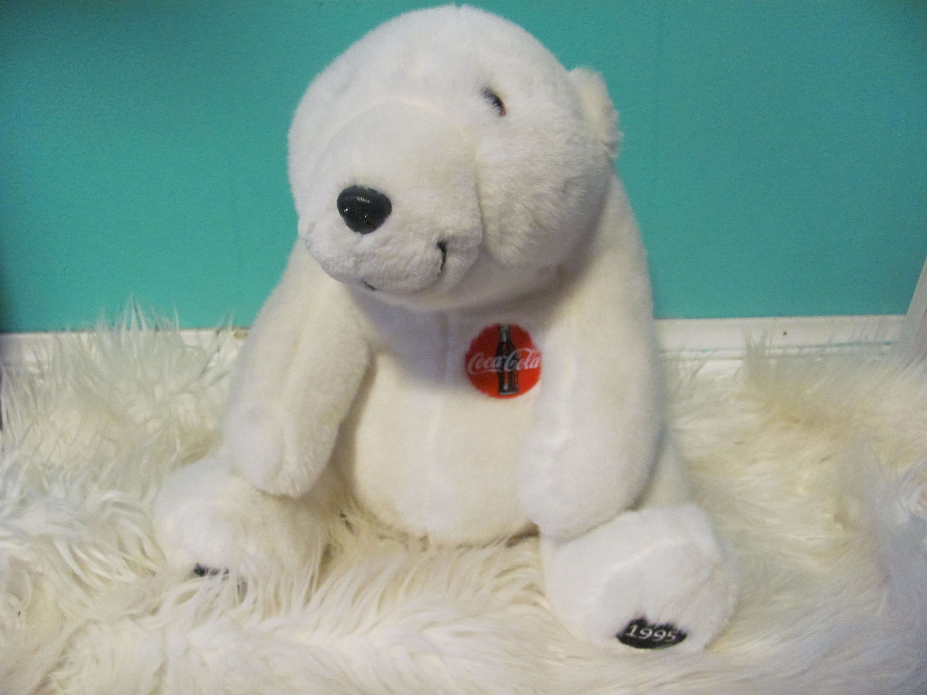 Coca Cola Polar Bear plush stuffed animal Toys & Games Toys Stuffed ...