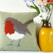 Robin Cushion Crochet Pattern Christmas Pillow Intarsia - Etsy UK