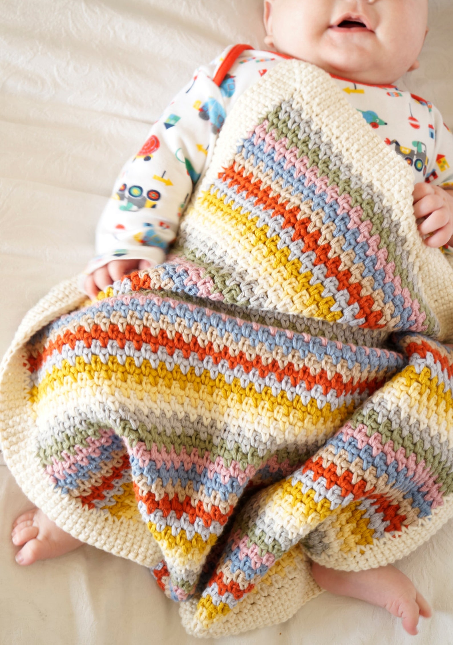 Baby Afghan Patterns, Easy Crochet, Beginner Pattern, Boy Blanket ...