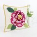 Cushion Crochet Pattern, Flower Cushion, Rose Pillow, Farmhouse Decor ...