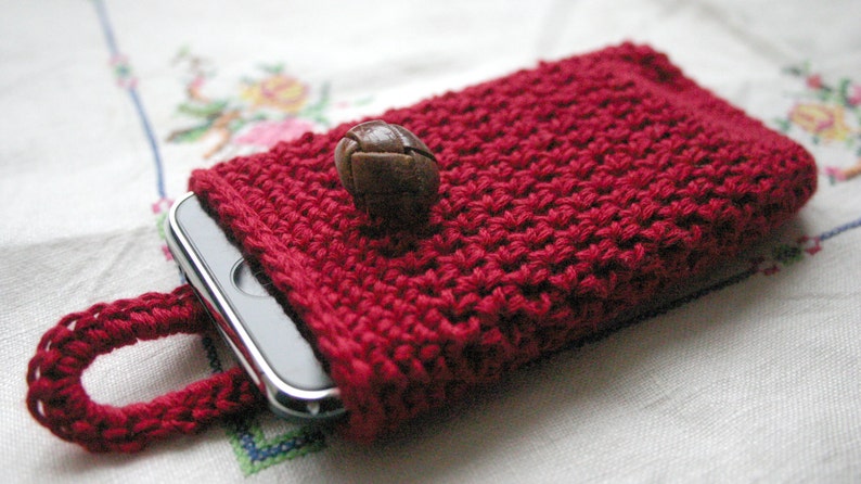 Crochet Phone Case Pattern Crochet Phone Sock Vintage Case - Etsy