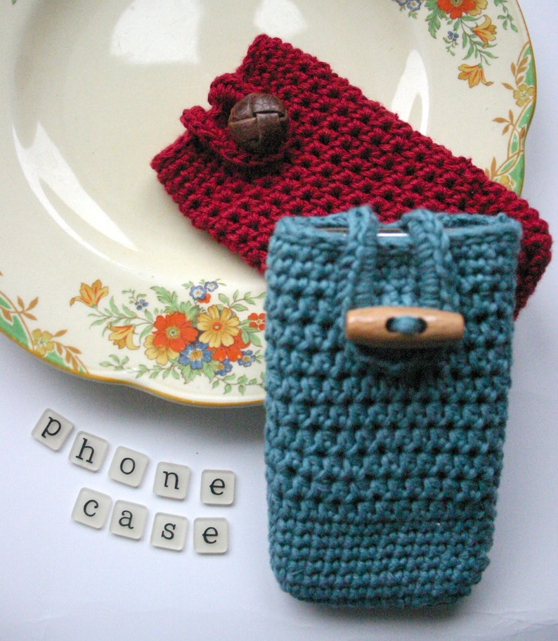 Crochet Phone Case Pattern Crochet Phone Sock Vintage Case - Etsy