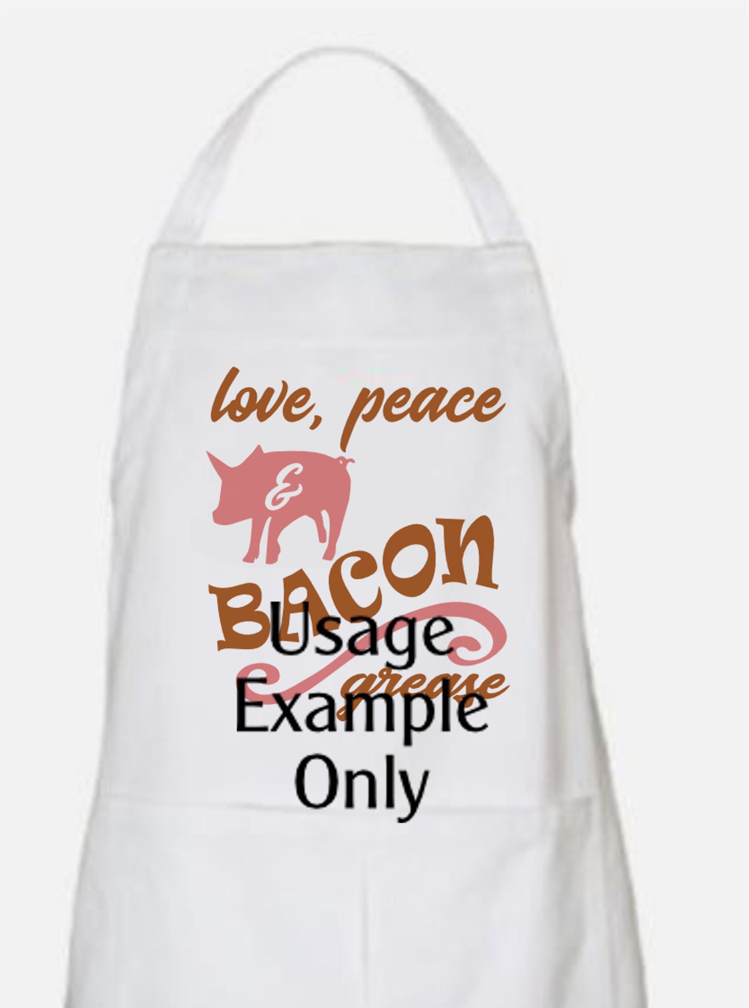 Love, Peace and Bacon Grease SVG - Etsy