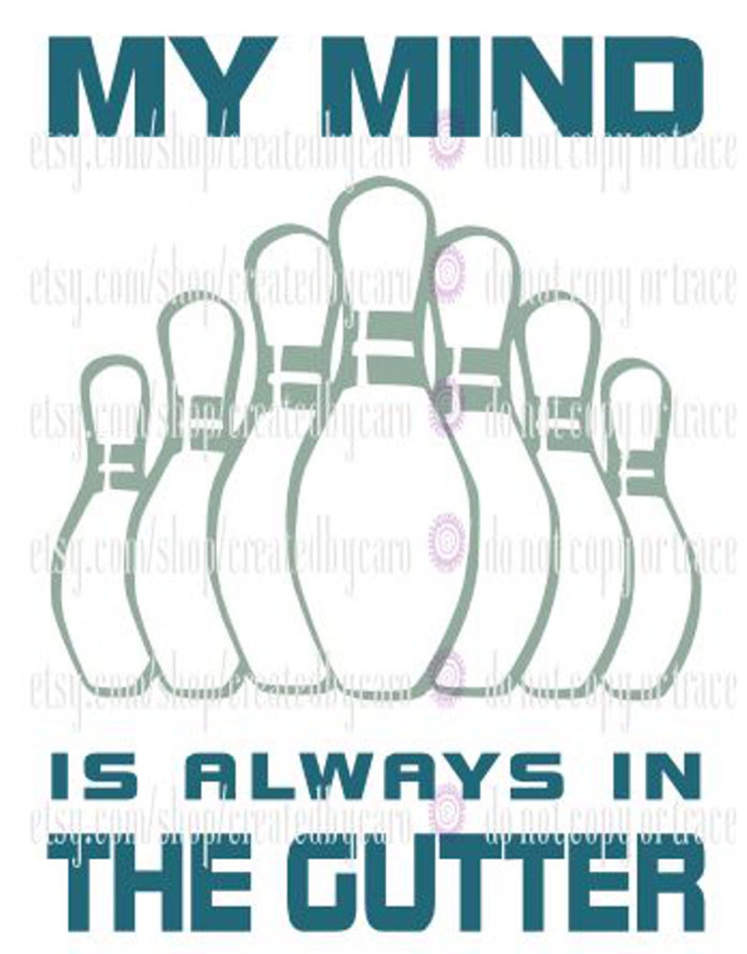 Always in the Gutter SVG - Etsy