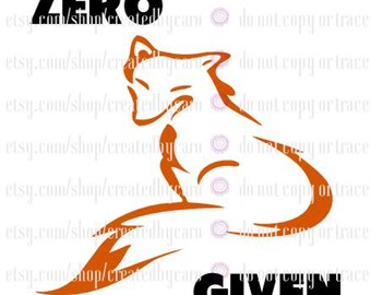 Zero Fox Given SVG Digital Cut File for - Etsy