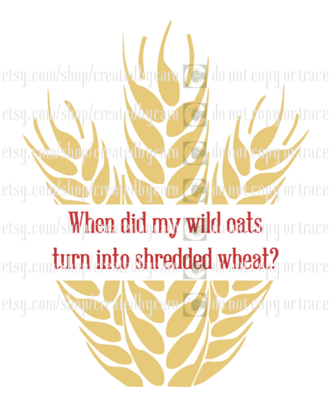 My Wild Oats SVG - Etsy