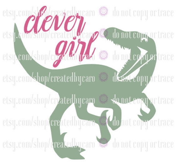 Clever Girl SVG - Etsy