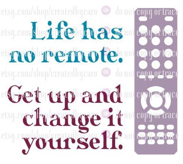 Life Has No Remote SVG | Etsy