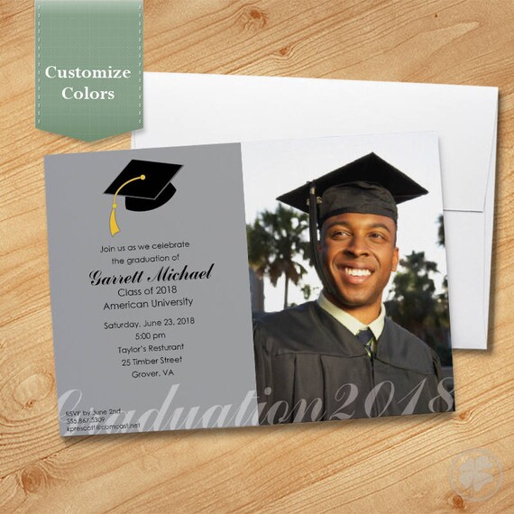 2018 High School Graduation Party Invitations