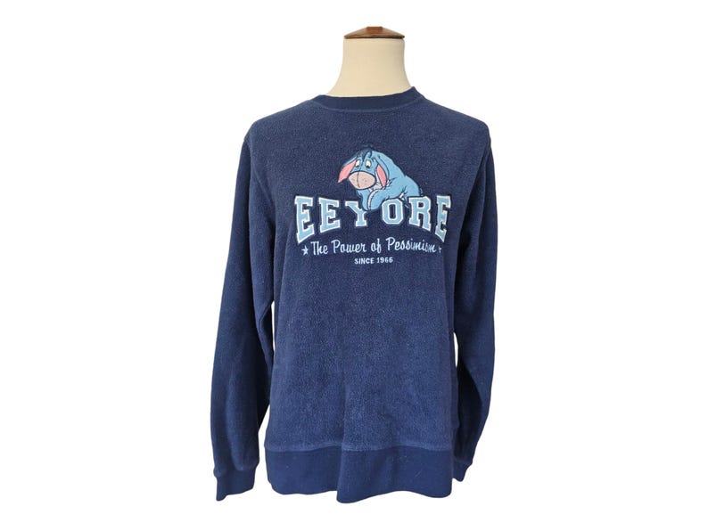 Disney Official Eeyore Fuzzy Vintage "the Power of Pessimism ...