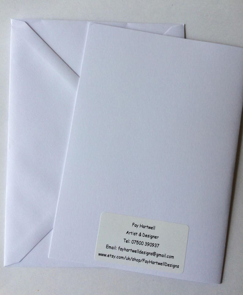 Happy Birthday - A5 Blank Greetings Card From Original Mixed Media ...