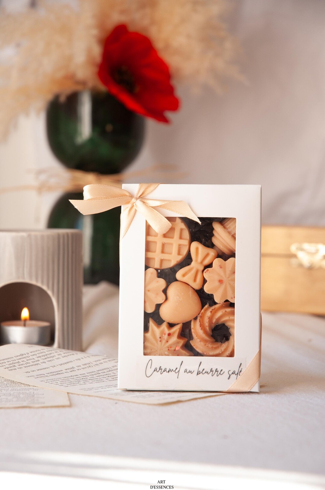Salted Caramel Scented Wax Melt Gift Set – Vegetable Wax – Gourmet Gift ...
