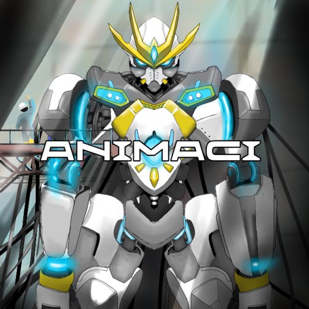 Animated Mecha Robot Loop – Sci-fi Stream Overlay, Twitch Alert ...