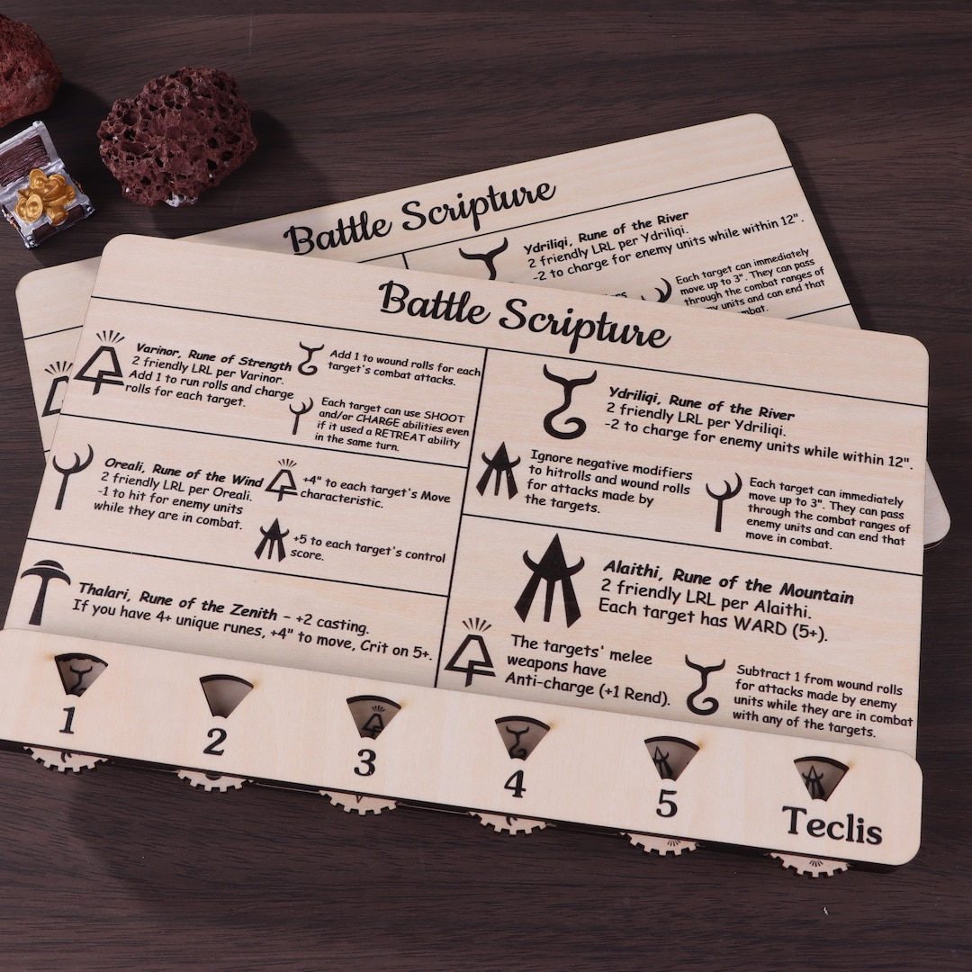 High Elf Rune Tracker, Warhammer Player Gift - Etsy