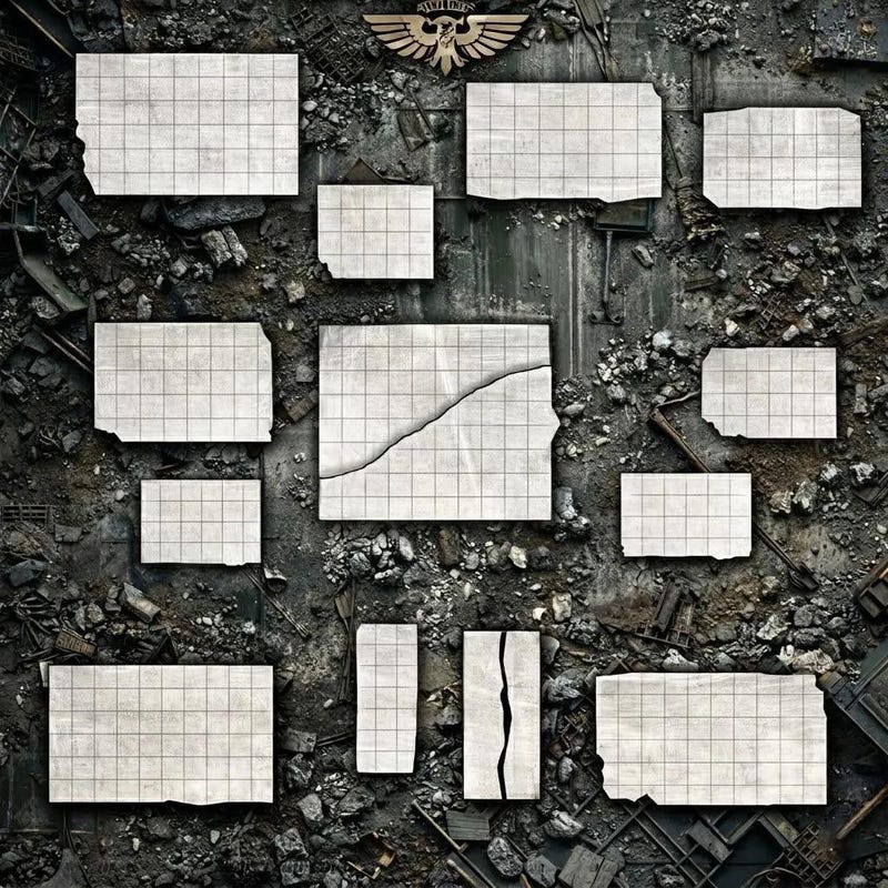40k Terrain Templates 11th - Etsy
