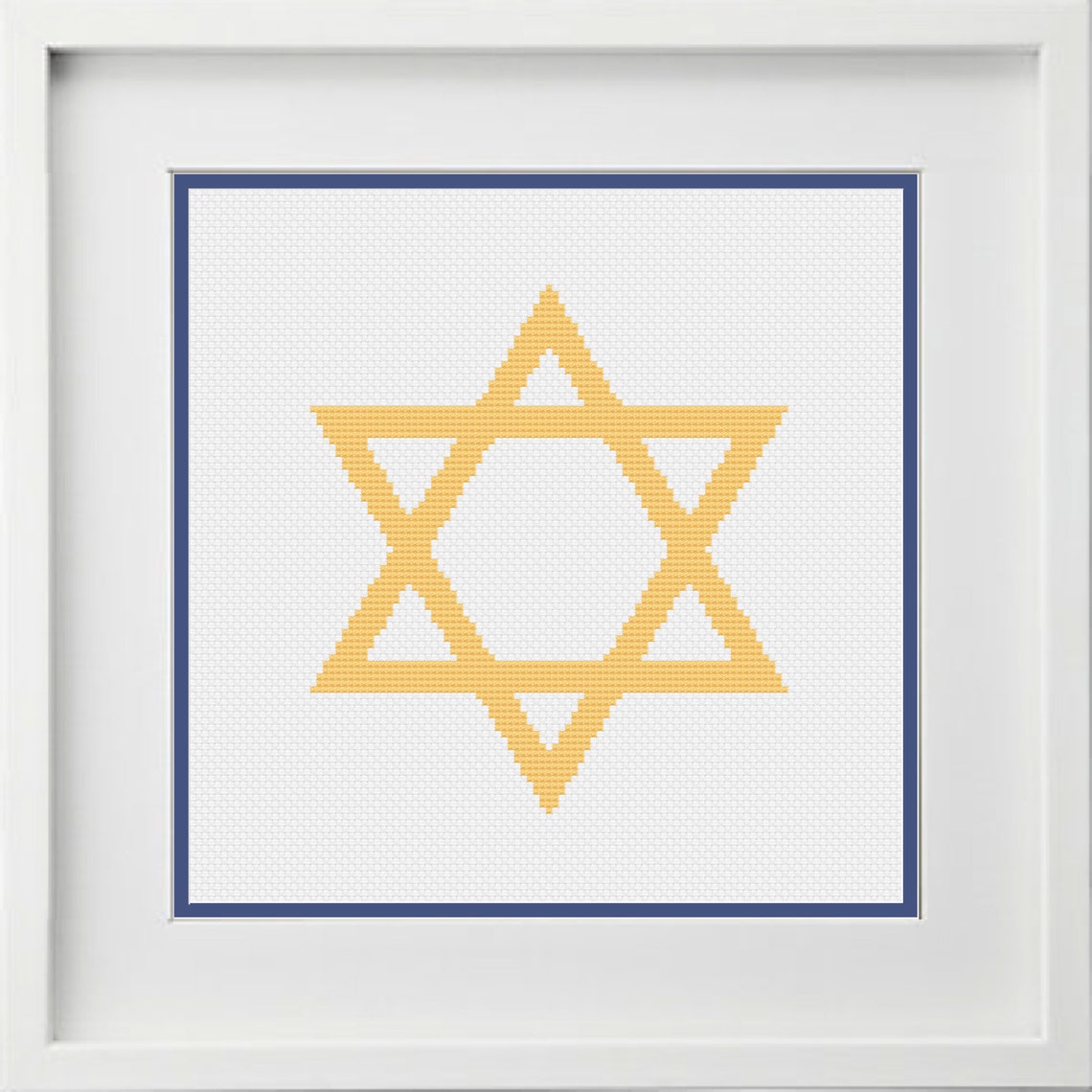 Star of David Cross Stitch Pattern -- Instant Digital PDF Download! - Etsy