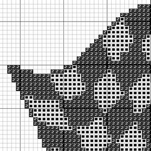 Checkered Black and White Racing Flags Cross Stitch Pattern - Etsy