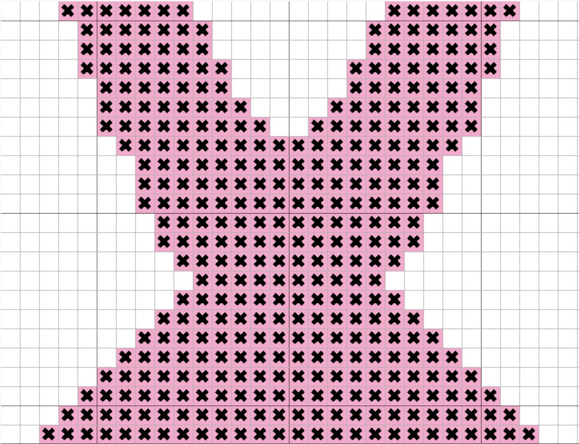 Small Mini Awareness Ribbon Cross Stitch Pattern 2.6 X 3.6 - Etsy