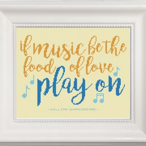 Shakespeare Twelfth Night Quote "if Music Be the Food of Love, Play On ...