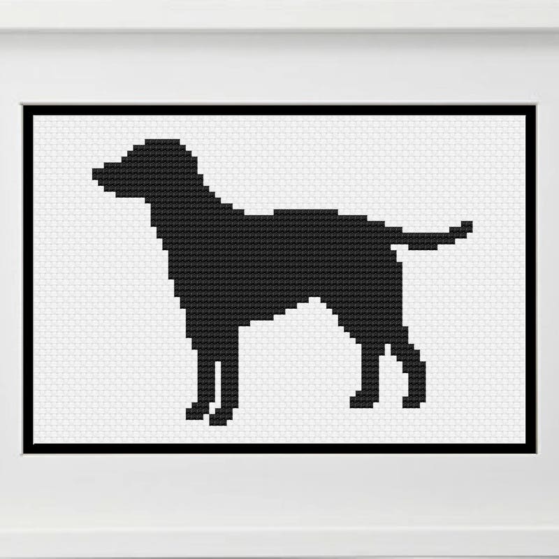 Lab Silhouette - Etsy