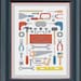 Tools Sampler Handyman Construction Cross Stitch Pattern -- Instant ...