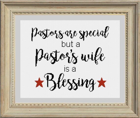 Sewing & Needlecraft Patterns Pastors are Special but a Pastor's Wife ...