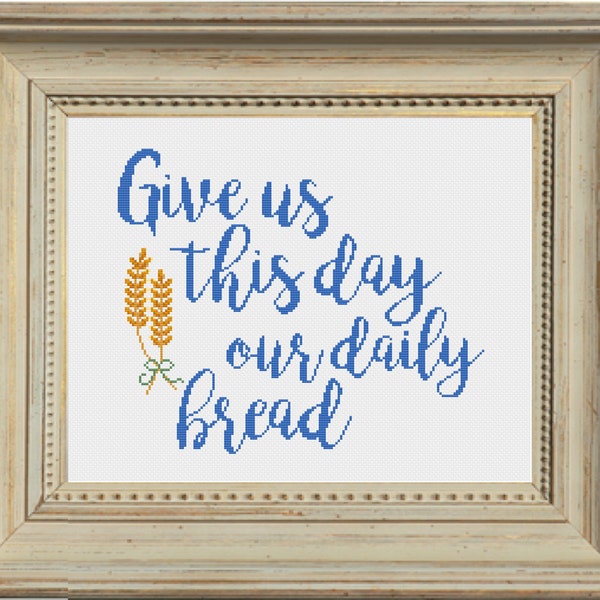 Bread Cross Stitch - Etsy