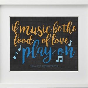 Shakespeare Twelfth Night Quote "if Music Be the Food of Love, Play On ...