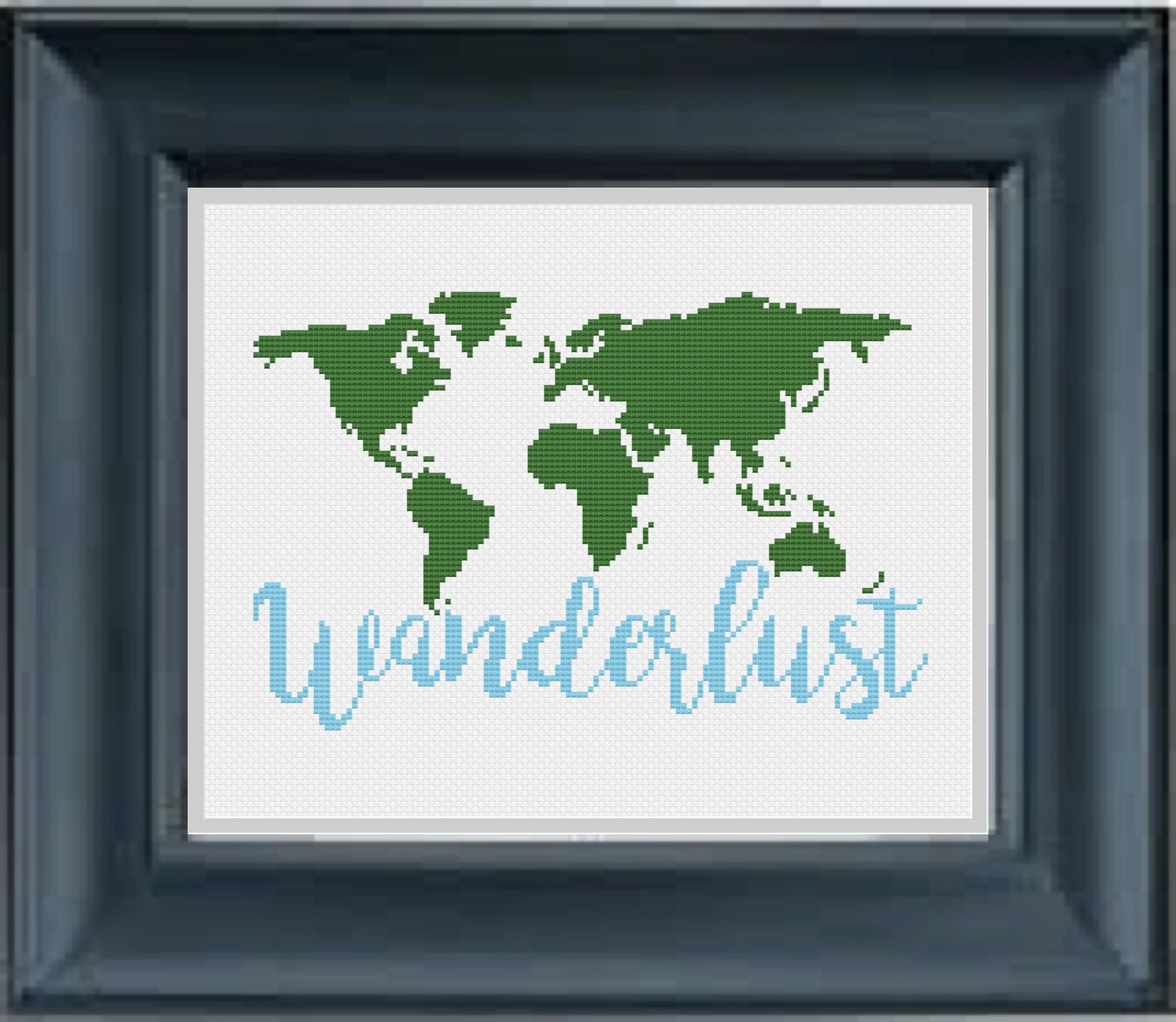 Wanderlust World Map Instant Digital PDF Download - Etsy