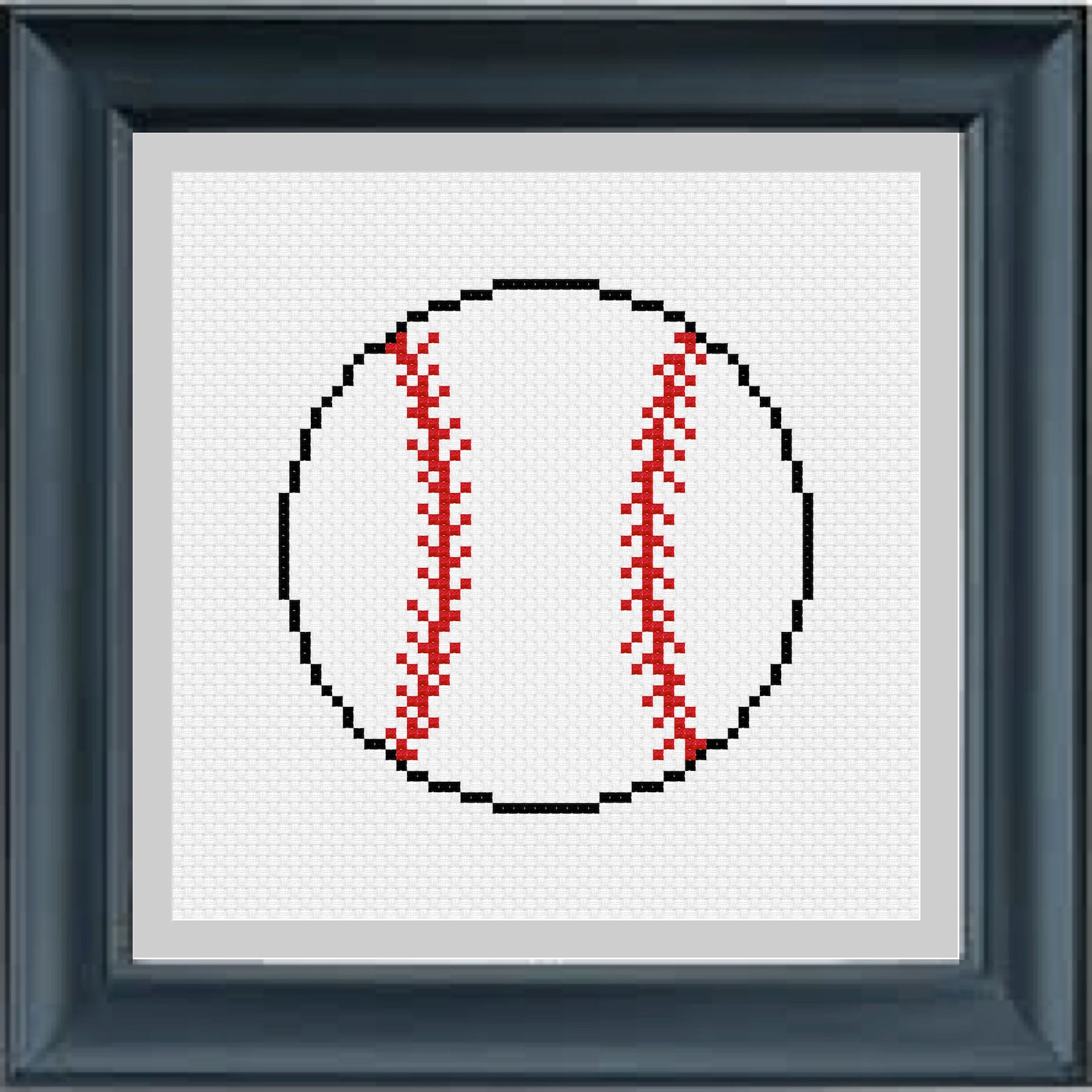 Baseball Cross Stitch Pattern Instant Digital PDF Download | Etsy