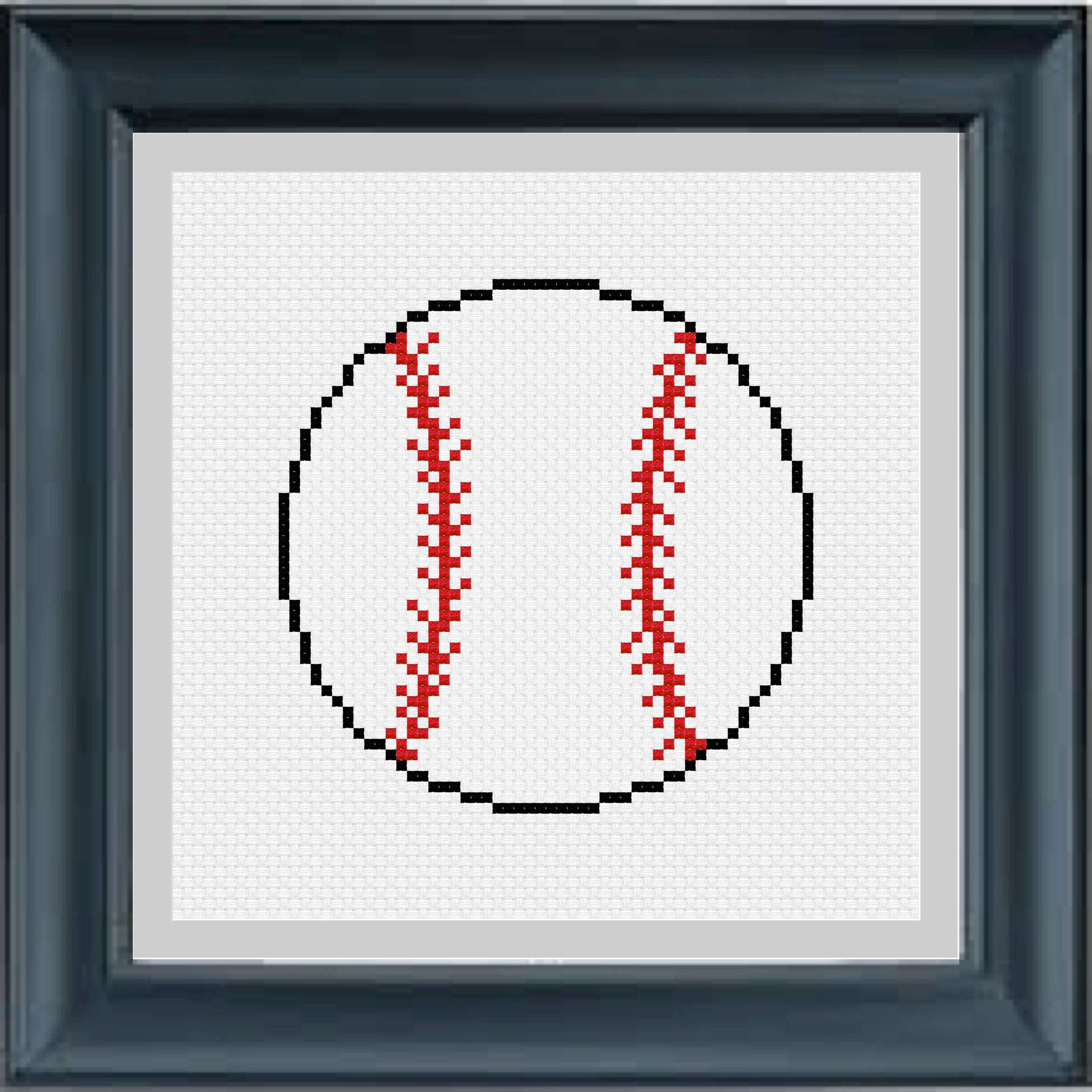Baseball Cross Stitch Pattern -- Instant Digital PDF Download! - Etsy