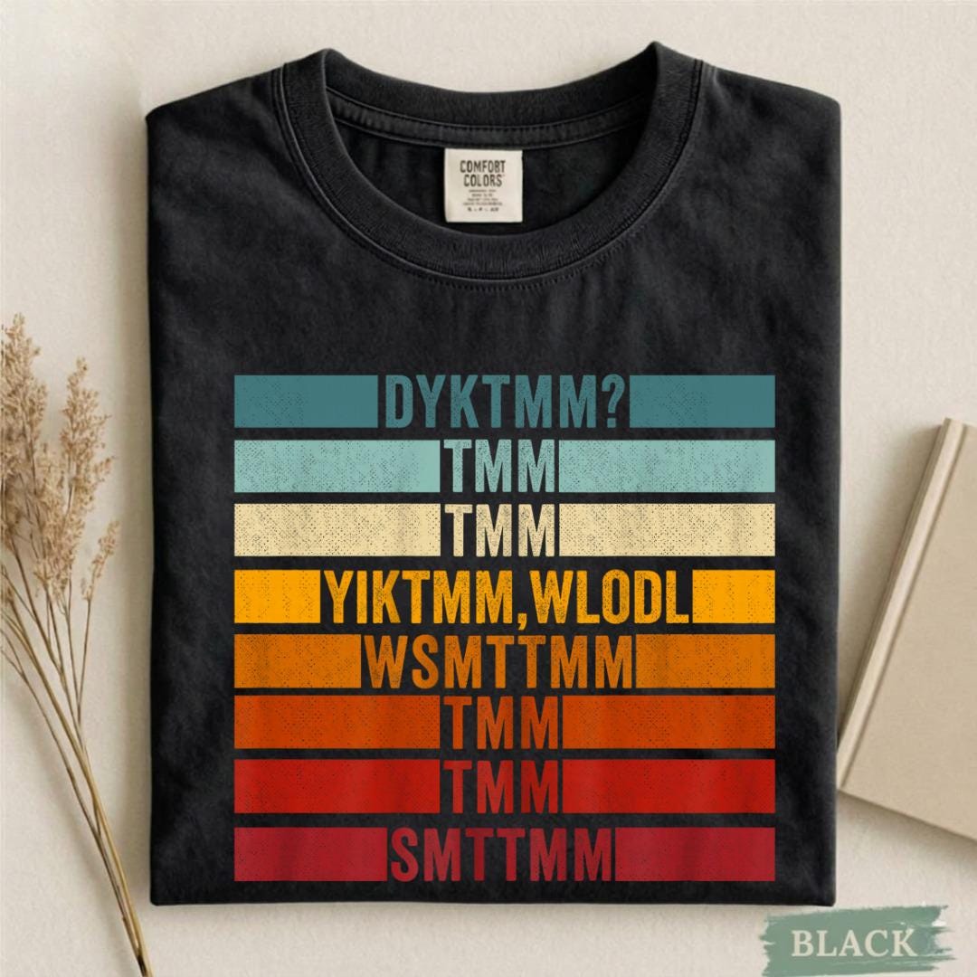 DYKTMM Muffin Man Retro Nursery Rhyme Quote Shirt, Comfort Colors ...