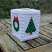 Vintage Needlepoint Tissue Box Cover - Etsy