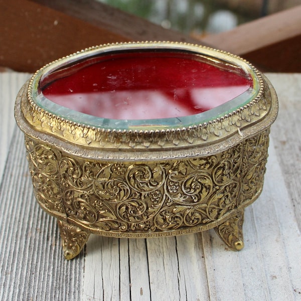 Metal Trinket Box - Etsy