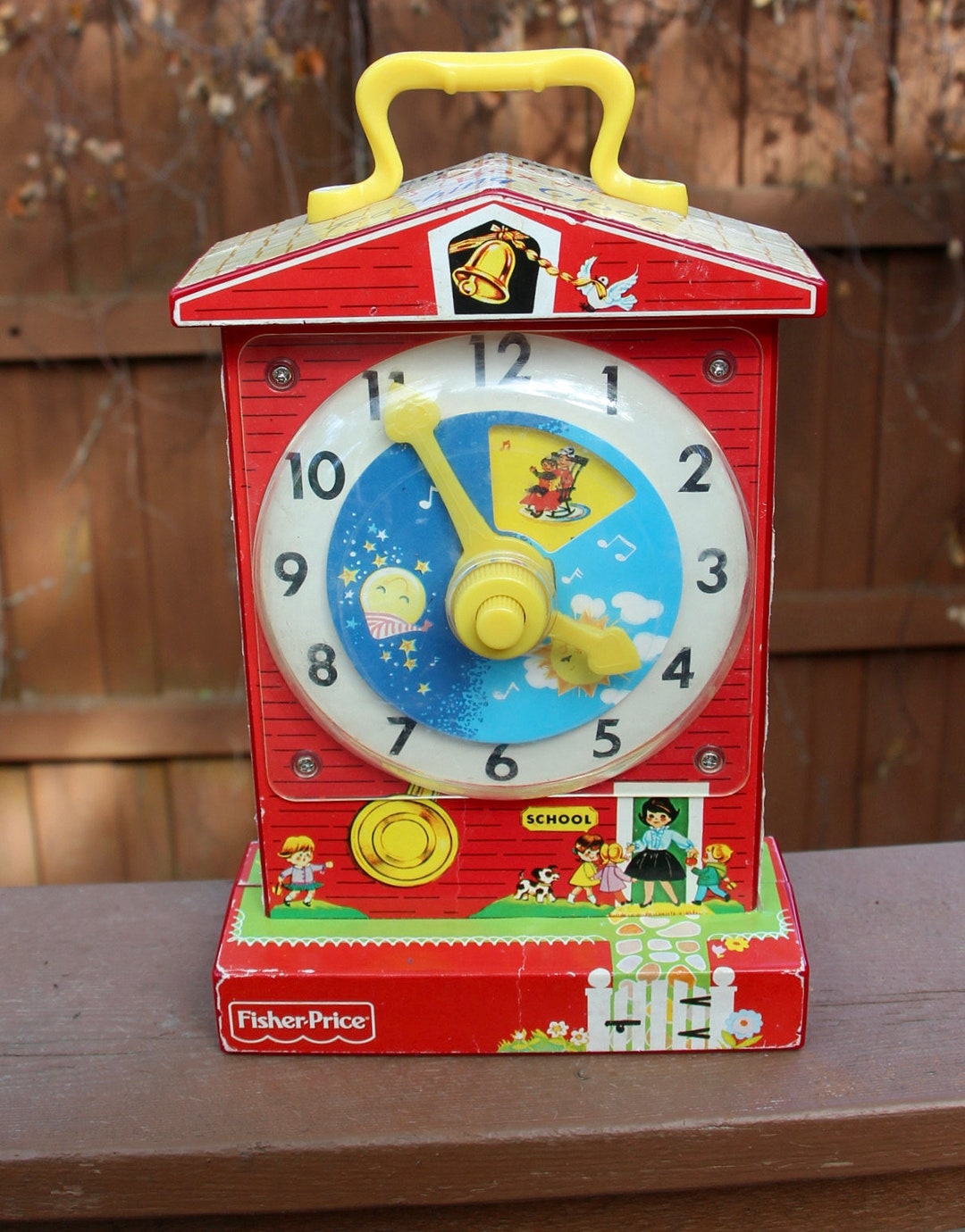 Vintage Fisher Price Clock - Etsy