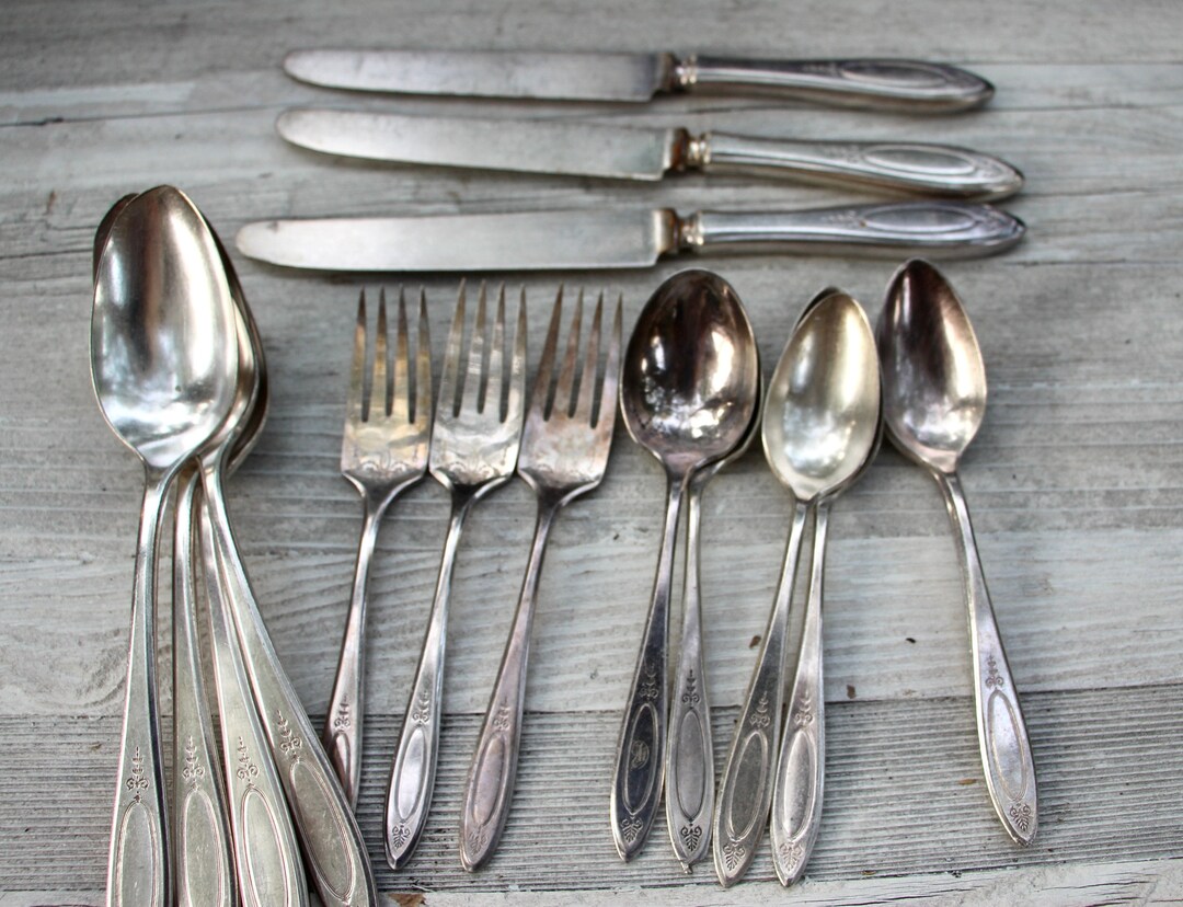 Vintage Silver Plate Silverware - Etsy