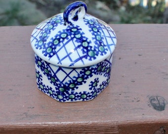 Blue and White Trinket Box | Etsy