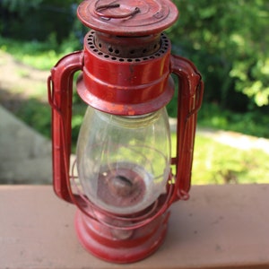 Vintage Red Lantern - Etsy