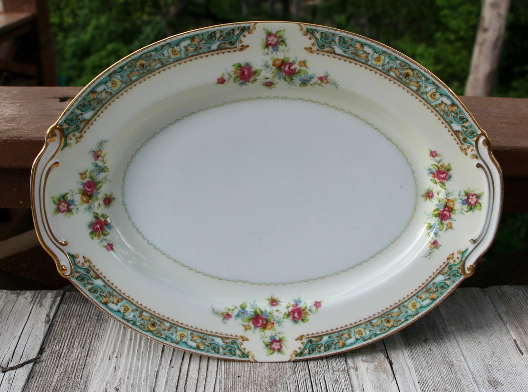 Aladdin China Blue Rose Pattern From Occupied Japan - Etsy